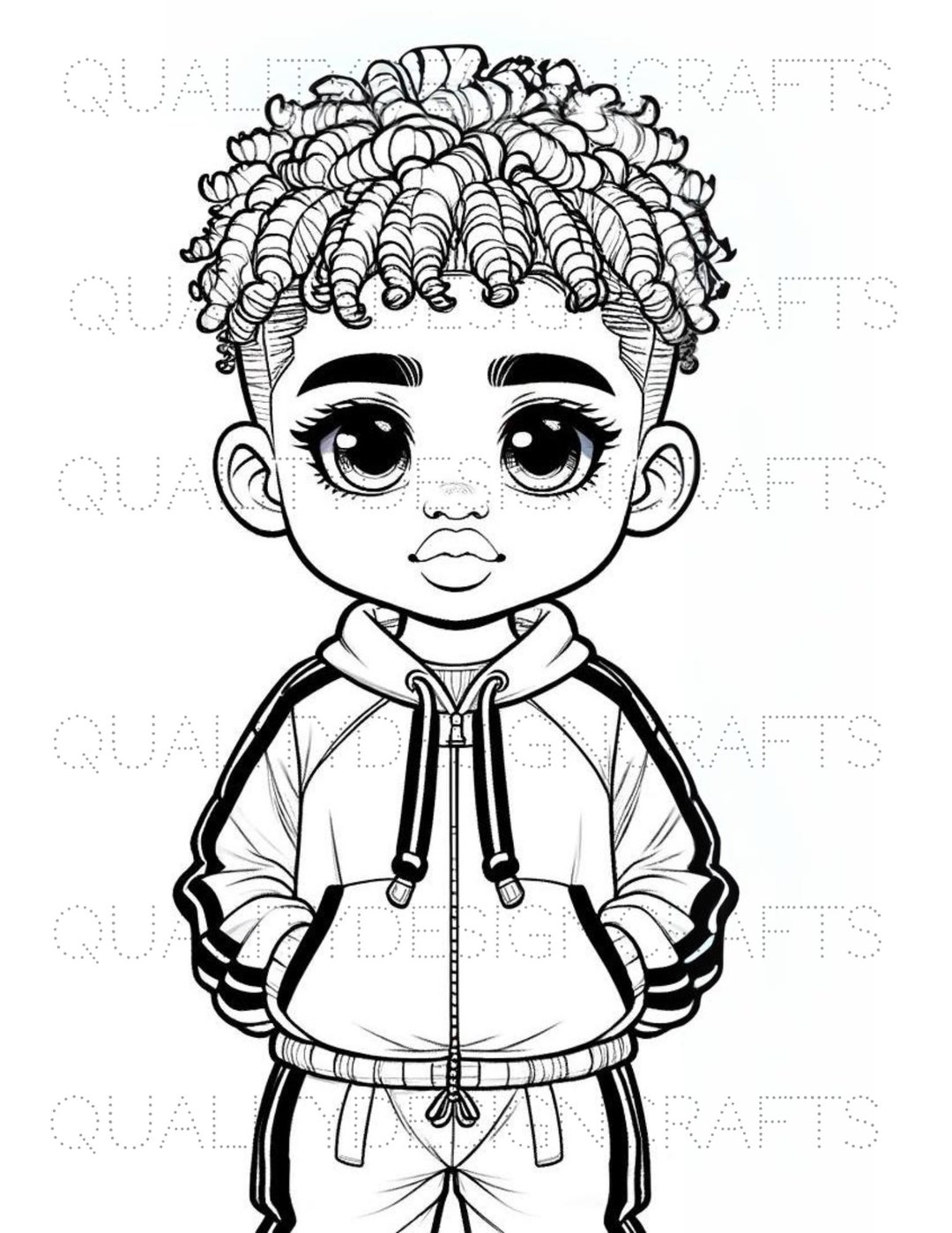Coloring Page Black Boy Magic King Melanin Black Children PNG Afro ...
