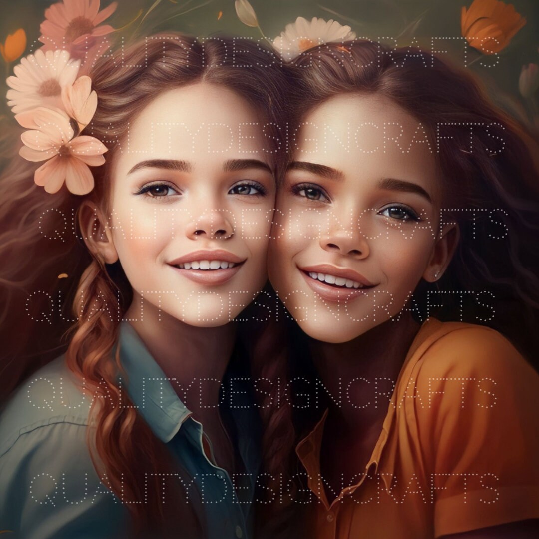 Sisterhood Beautiful Girl Power Magic Princess Clipart PNG L Fashion ...