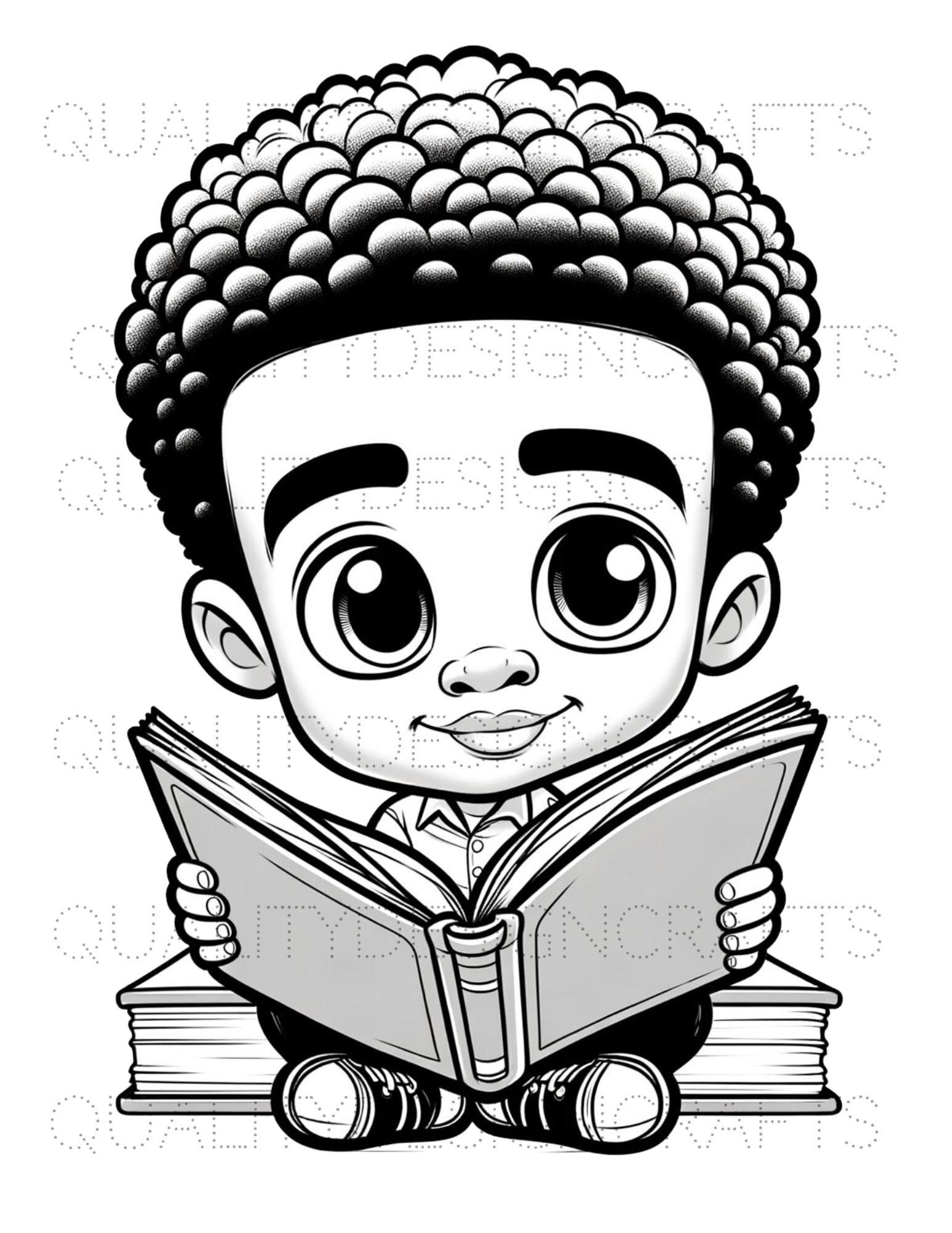African American Child Coloring Pages