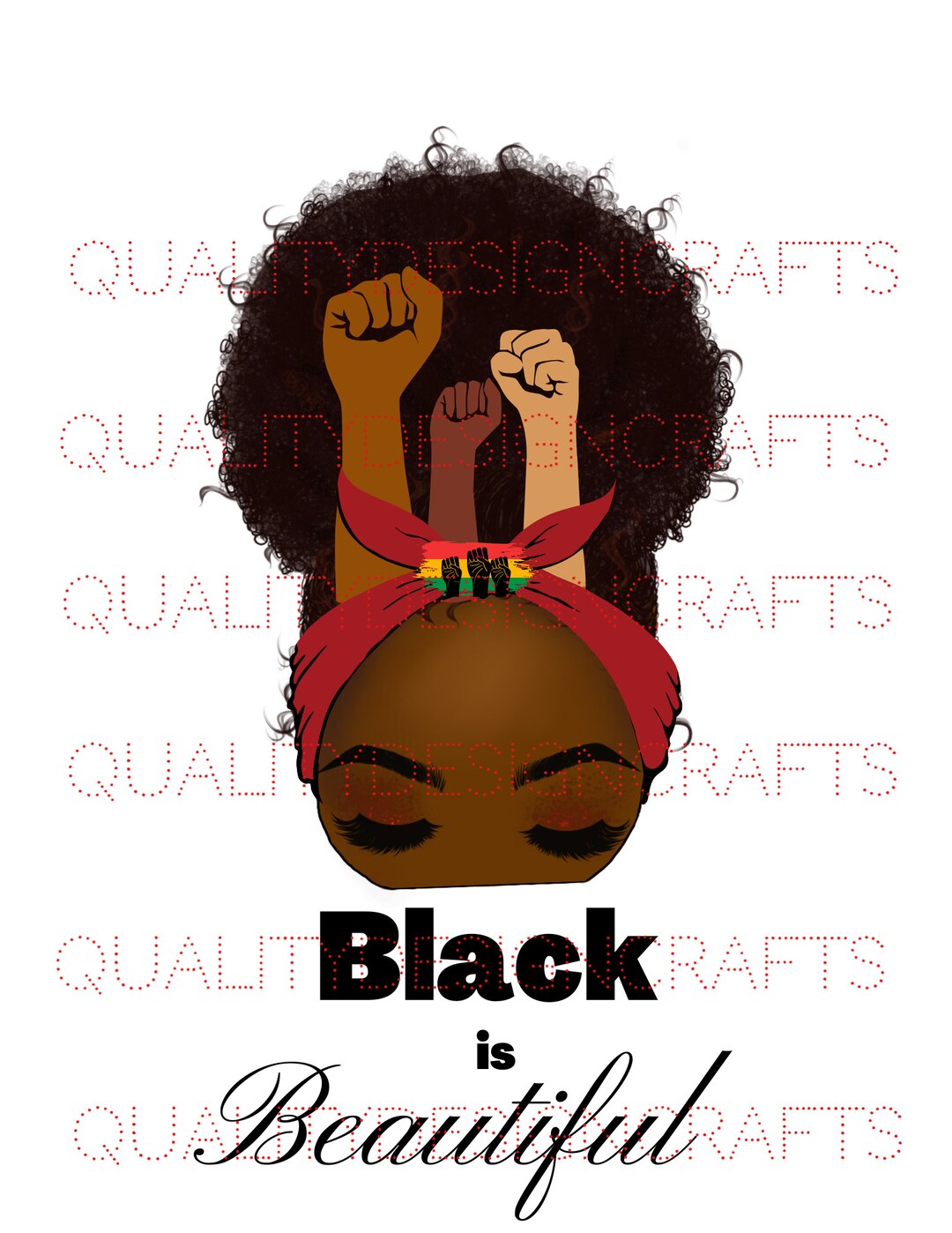 Empowering Queen Beauty Black Girl Magic Black Woman PNG Fashion Girl ...
