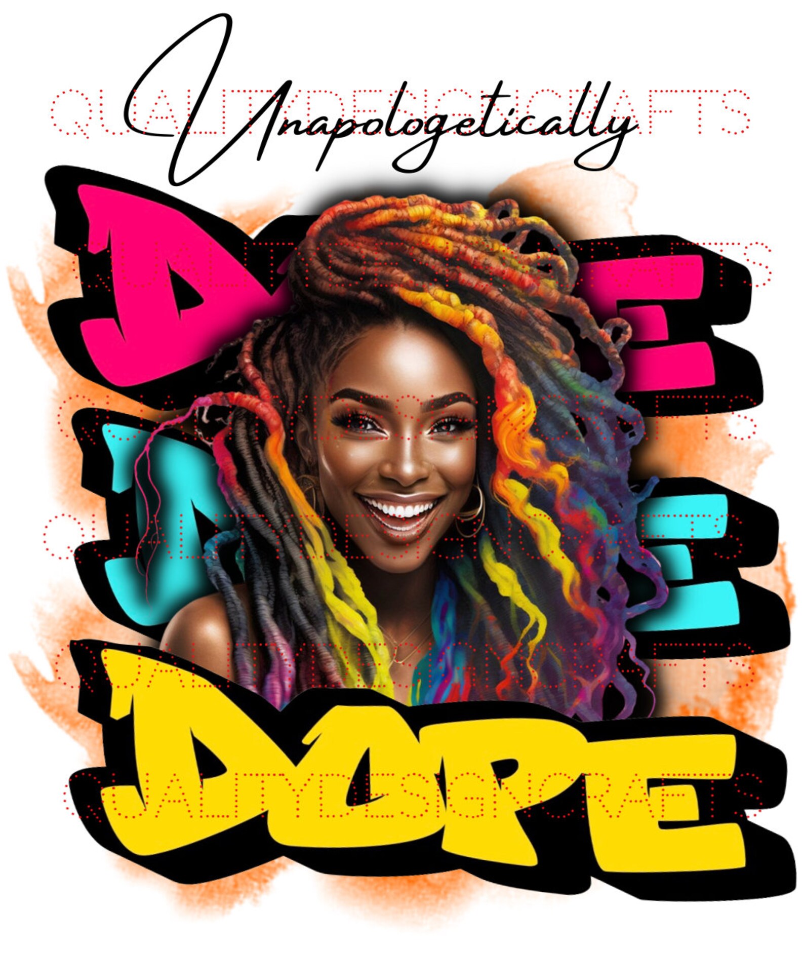 Beautiful Dread Loc Black Girl Magic Melanin Black Woman PNG - Etsy