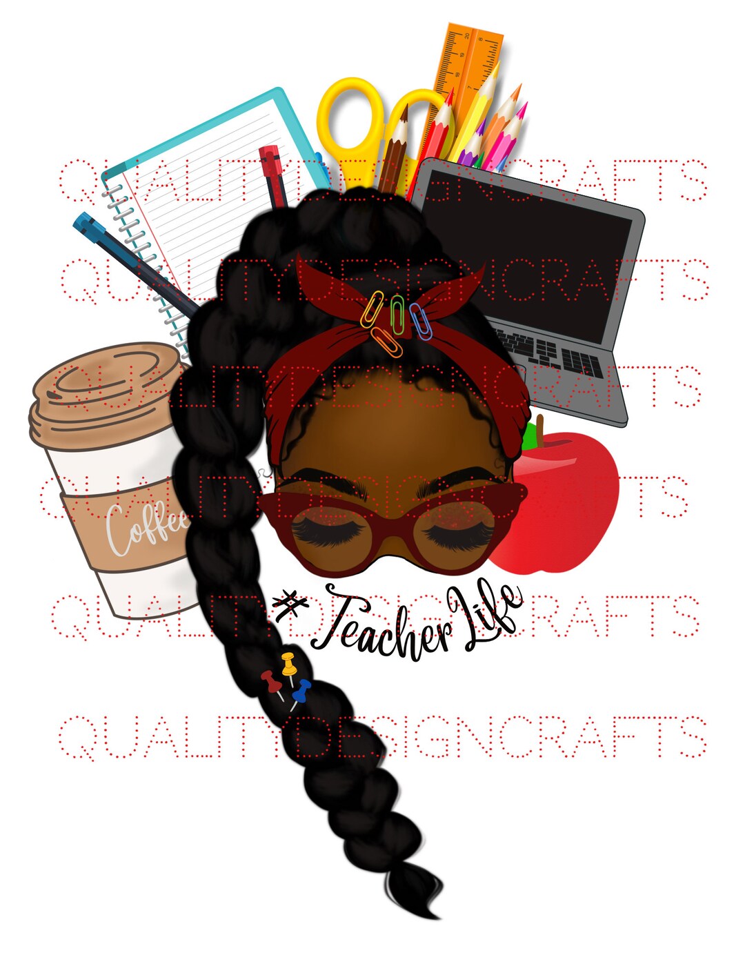 Teacher Life Beauty Black Girl Magic Black Woman PNG Fashion Girl ...