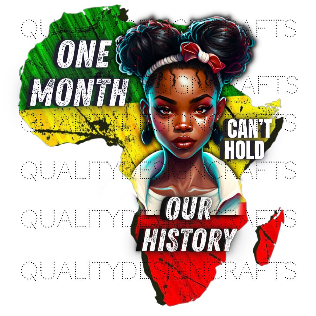 Black History Beautiful Black Girl Magic Melanin Woman PNG Afro Fashion ...