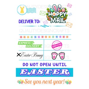 Easter Bunny Sack Bag Template for Sublimation Projects Kids Easter ...