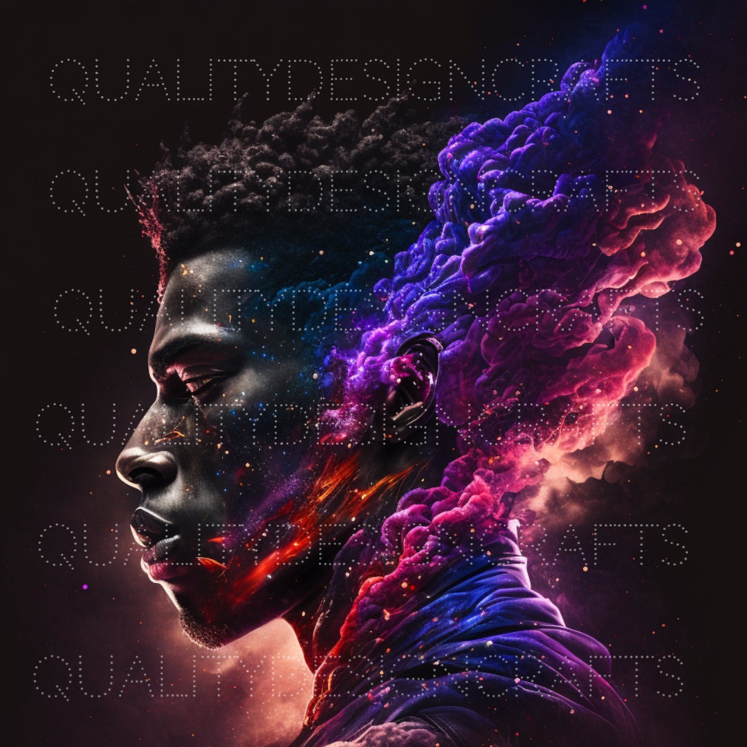 Handsome Black Magic Melanin Black Man PNG Afro Fashion African ...