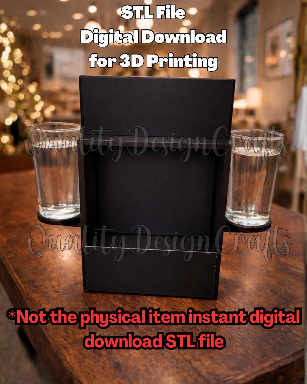 Mini Bar Display STL File | Shot Glass Holder STL | Mini Liquor Bottle ...