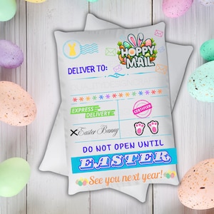 Easter Bunny Sack Bag Template for Sublimation Projects Kids Easter ...