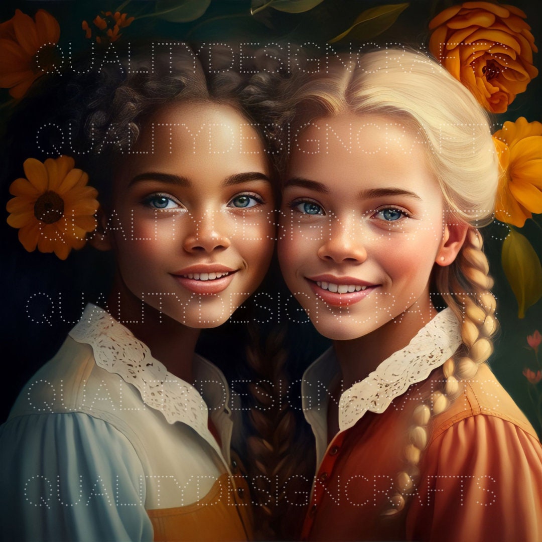 Sisterhood Beautiful Black Girl Magic Melanin Black Woman PNG Afro ...