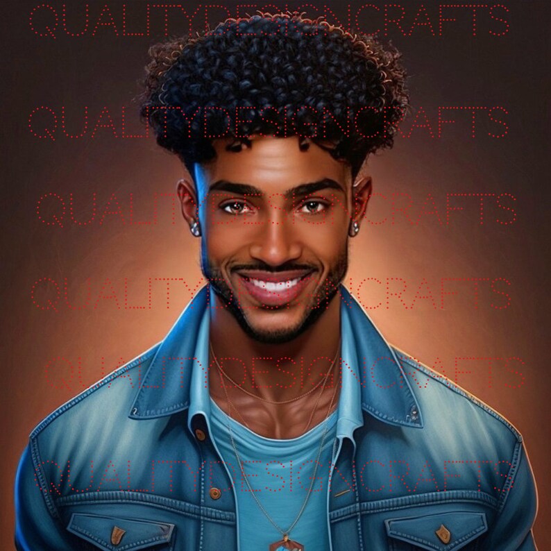 Handsome Black Magic Melanin Black Man PNG Afro Fashion - Etsy