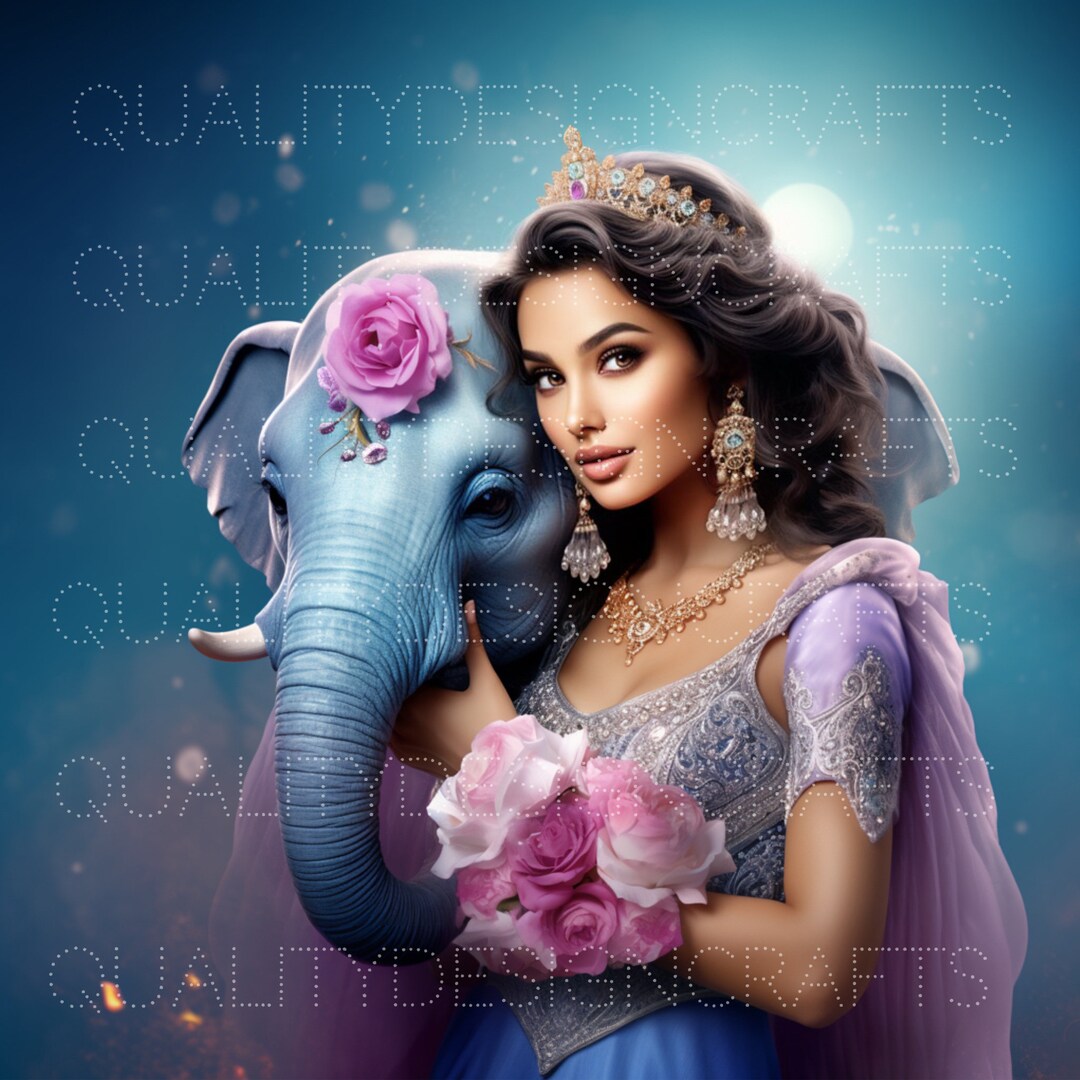 Queen Beautiful Girl Magic Woman Elephant Princess PNG Fashion Girl ...