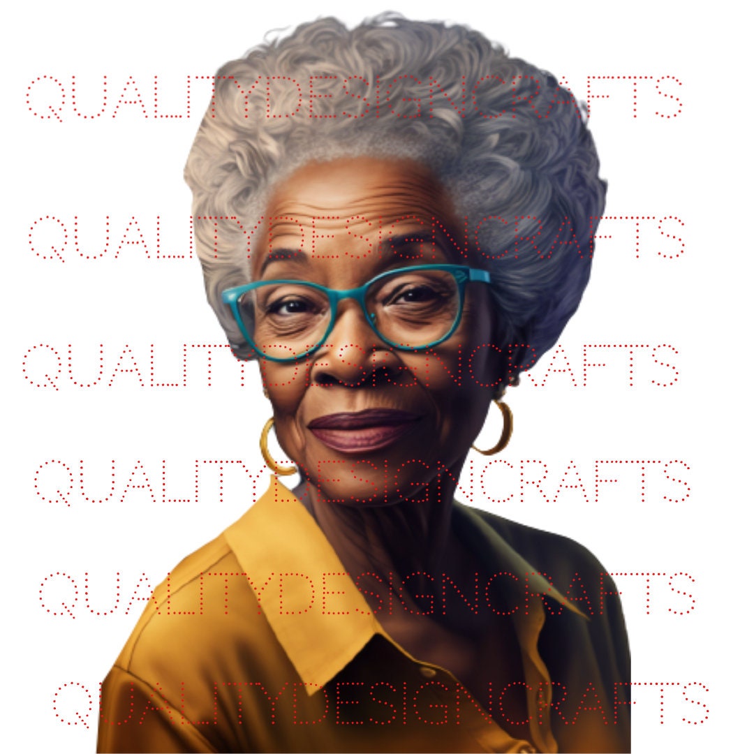 Transparent Grandmother Black Girl Magic Melanin Black Woman PNG Afro ...