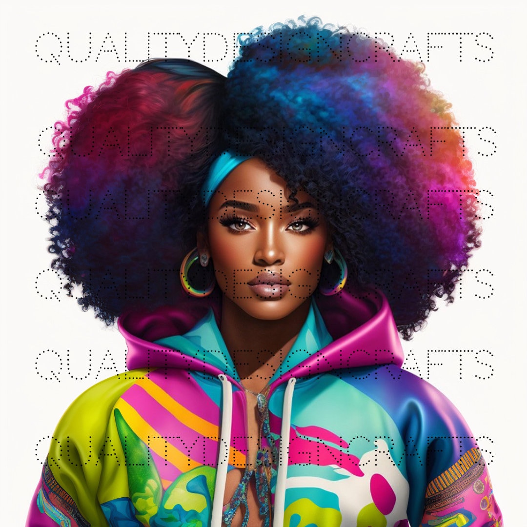 Rainbow Afro Png