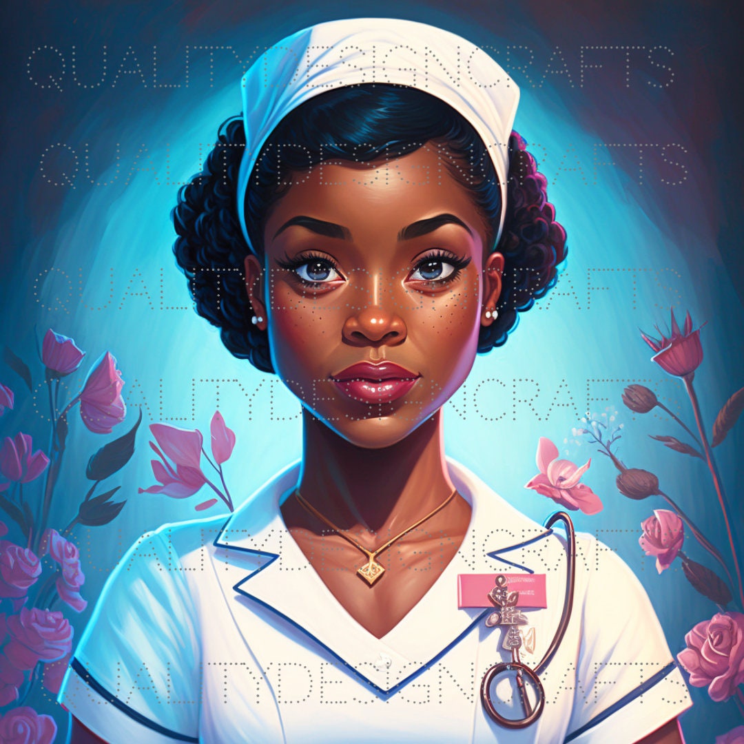 Nurse Life Beauty Black Girl Magic Melanin Black Woman PNG Fashion Girl ...