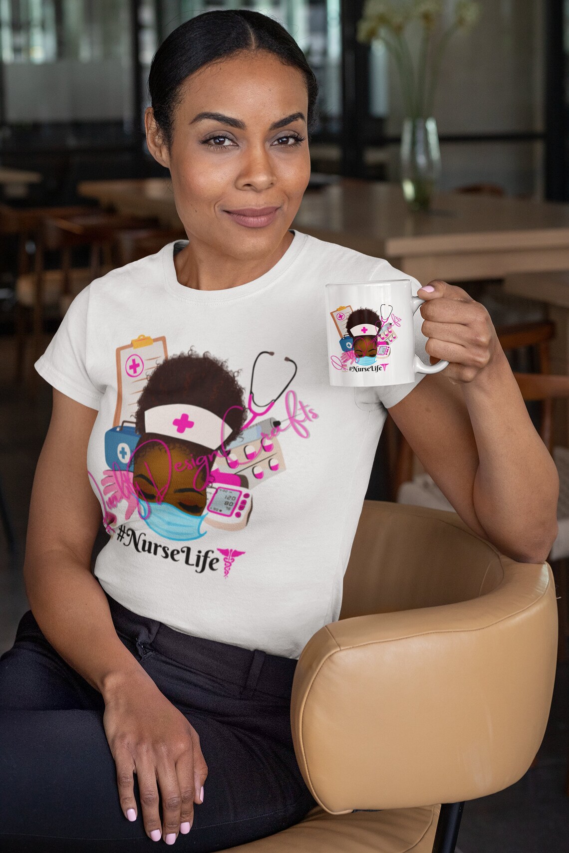 Nurse Life Beauty Black Girl Magic Melanin Black Woman PNG Fashion Girl ...
