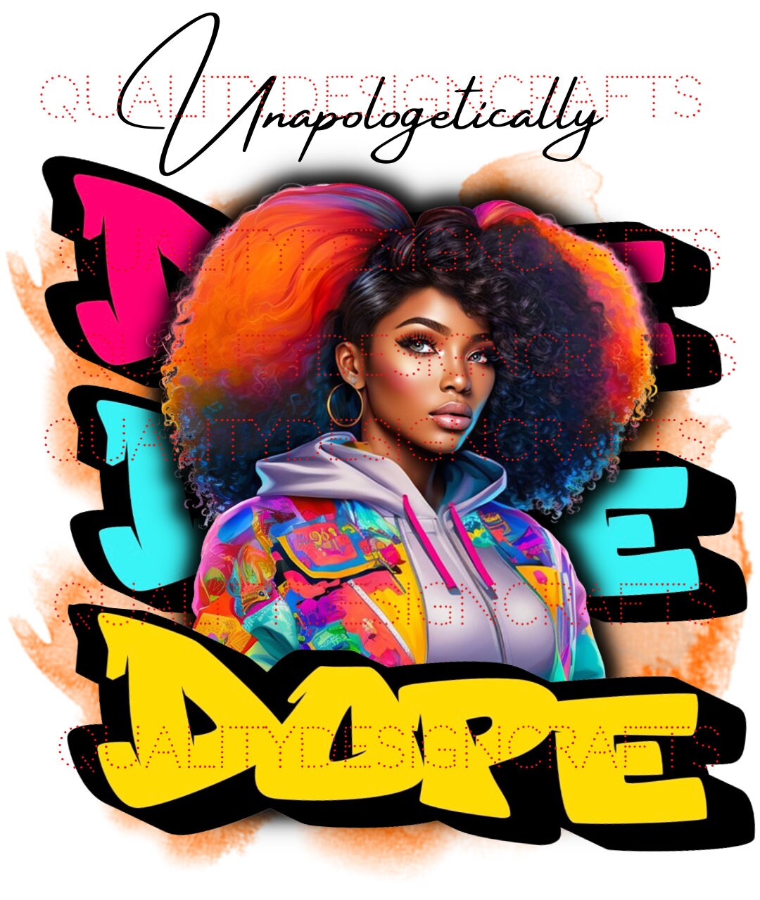 Transparent Colorful Beautiful Black Girl Magic Melanin Black Woman PNG ...