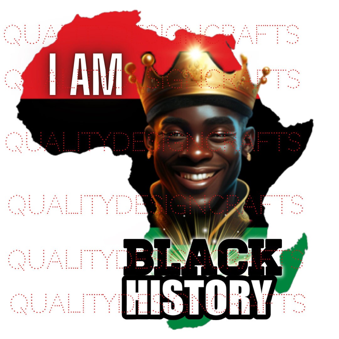Black History King Handsome Black Magic Melanin Black Man PNG Afro ...