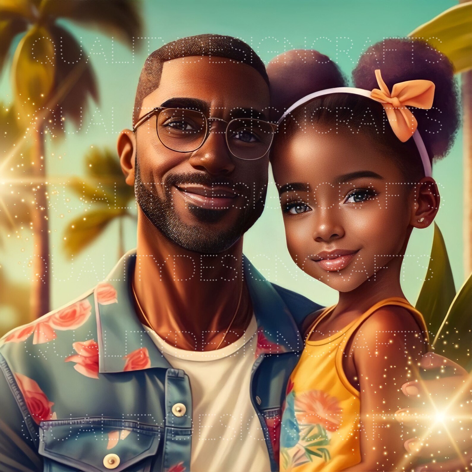 Empowering Black Father King Boy Joy Black Excellence Magic PNG Fashion ...