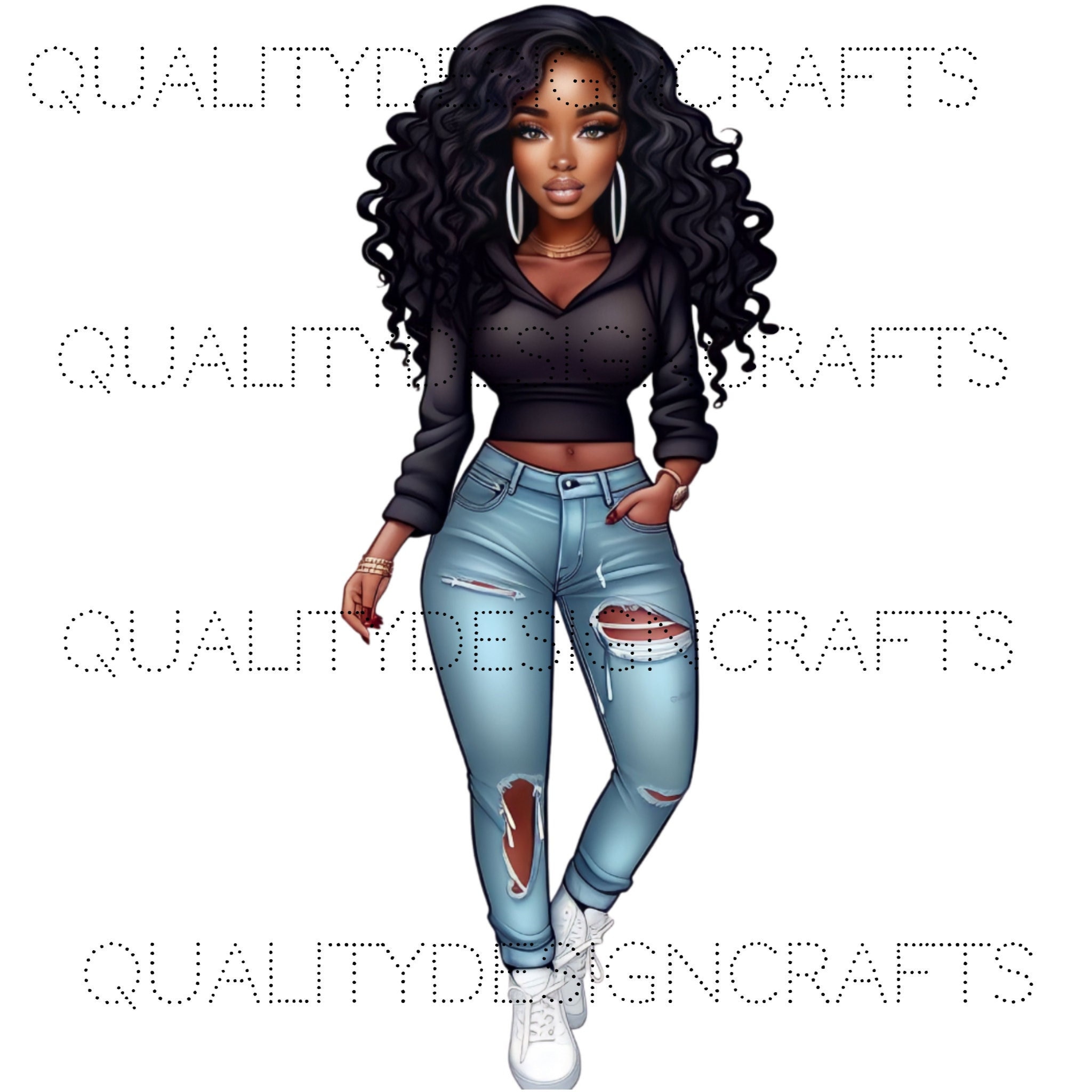 Transparent Doll Africa Queen Black Girl Magic Melanin Black Woman PNG ...