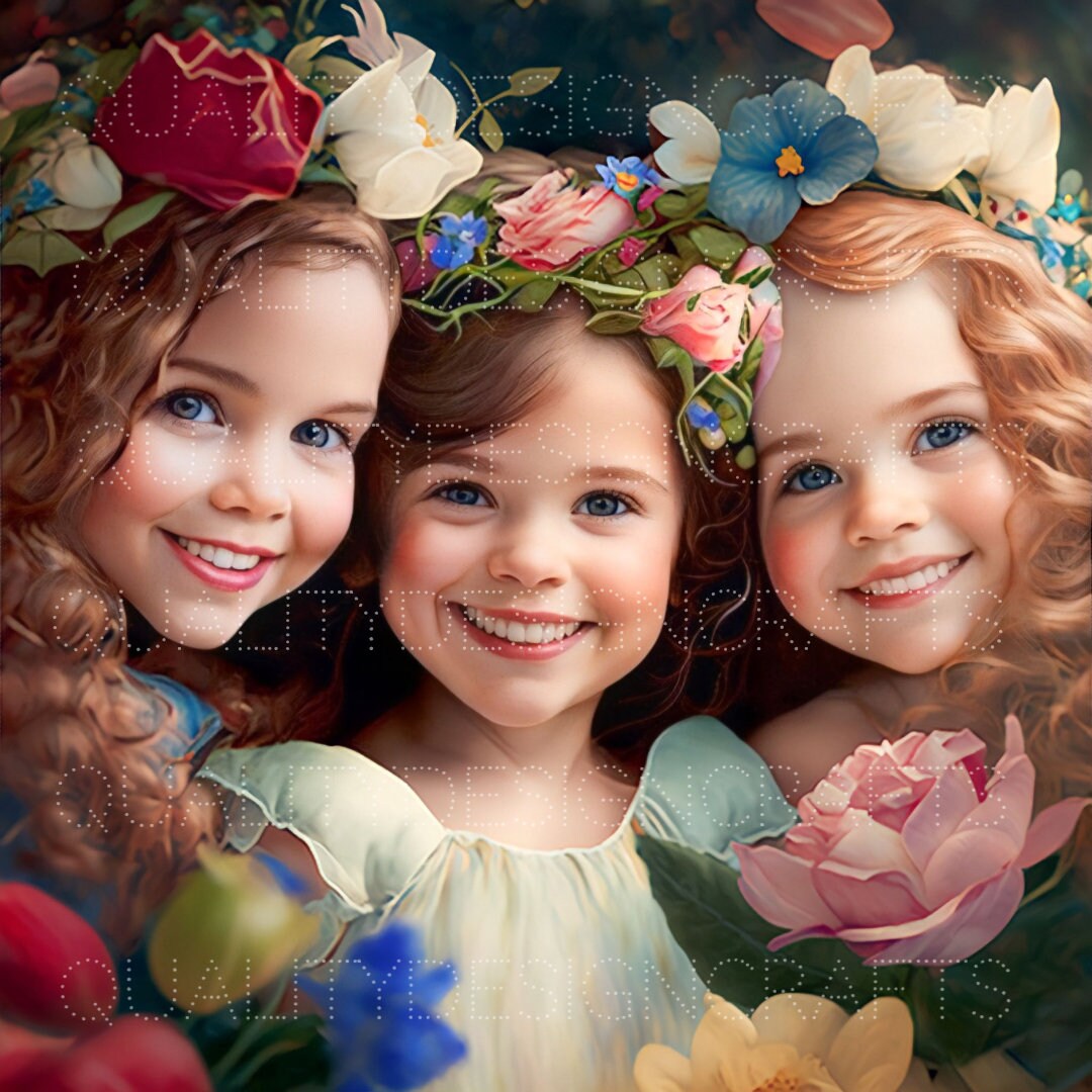 Sisterhood Beautiful Girl Power Magic Princess Clipart PNG L Fashion ...