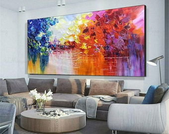 120cm x 180cm Original XXL Acryl Gemälde großes Bild Leinwand Canvas ...