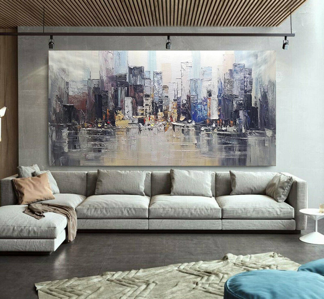 100cm x 200cm Original XXL Acryl Gemälde großes Bild Leinwand Canvas ...