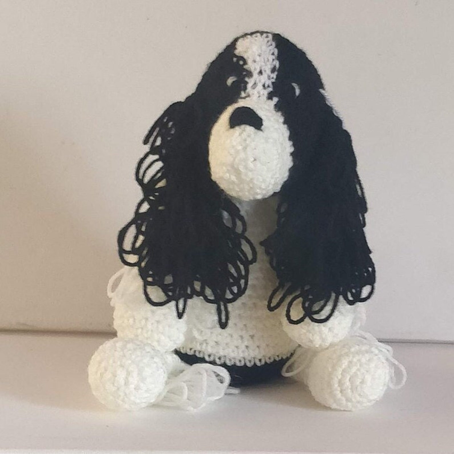 Charlie English Springer Spaniel Amigurumi Handmade Soft Crochet Toy - Etsy