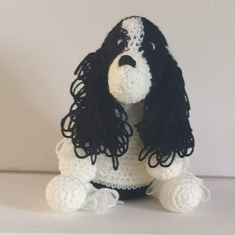 Charlie English Springer Spaniel Amigurumi Handmade Soft Crochet Toy - Etsy