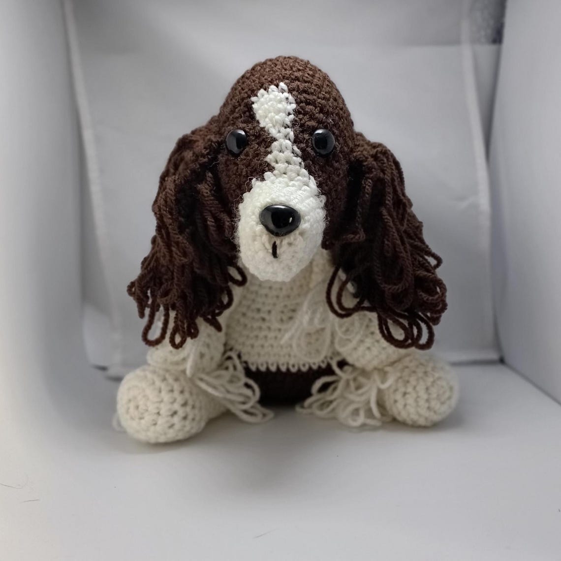 Charlie English Springer Spaniel Amigurumi Handmade Soft Crochet Toy - Etsy