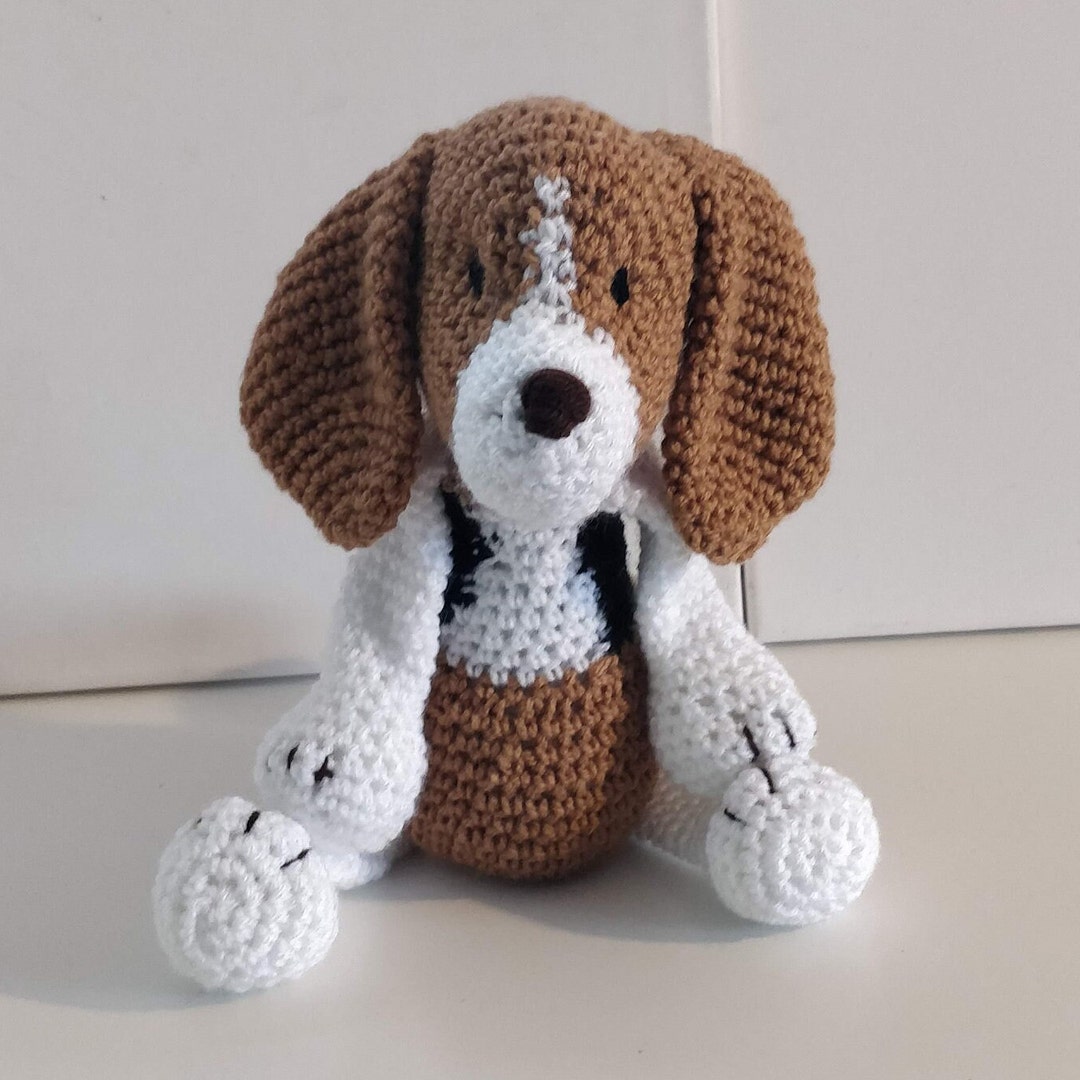 Roxy the Beagle Dog Amigurumi Handmade Soft Crochet Toy - Etsy
