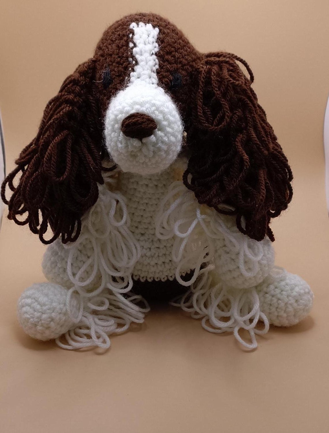 Charlie English Springer Spaniel Amigurumi Handmade Soft Crochet Toy - Etsy