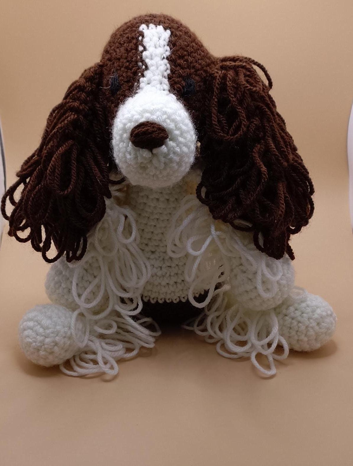 Charlie English Springer Spaniel Amigurumi Handmade Soft Crochet Toy - Etsy