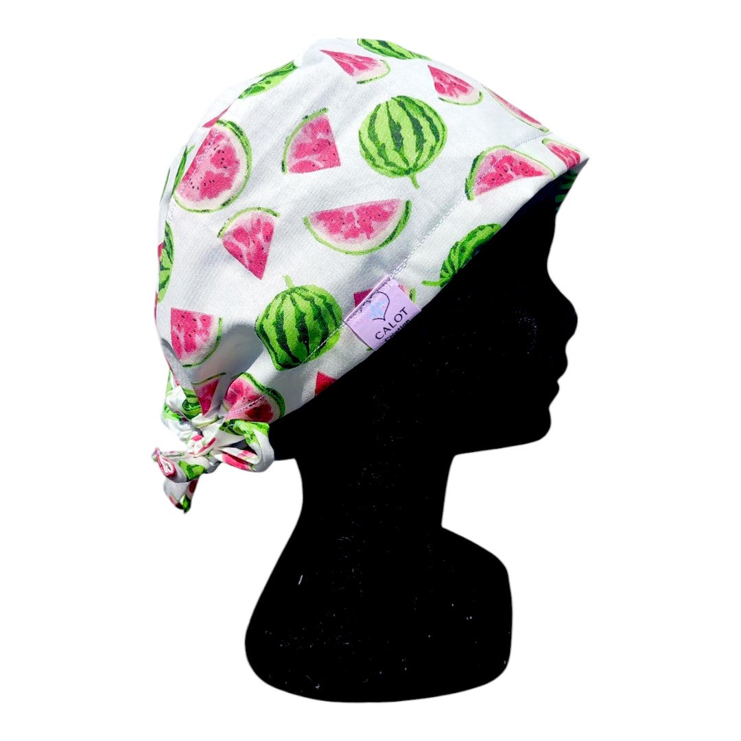 Watermelon Operating Room Cap / Wrist Strap / Surgery / Nurse ...