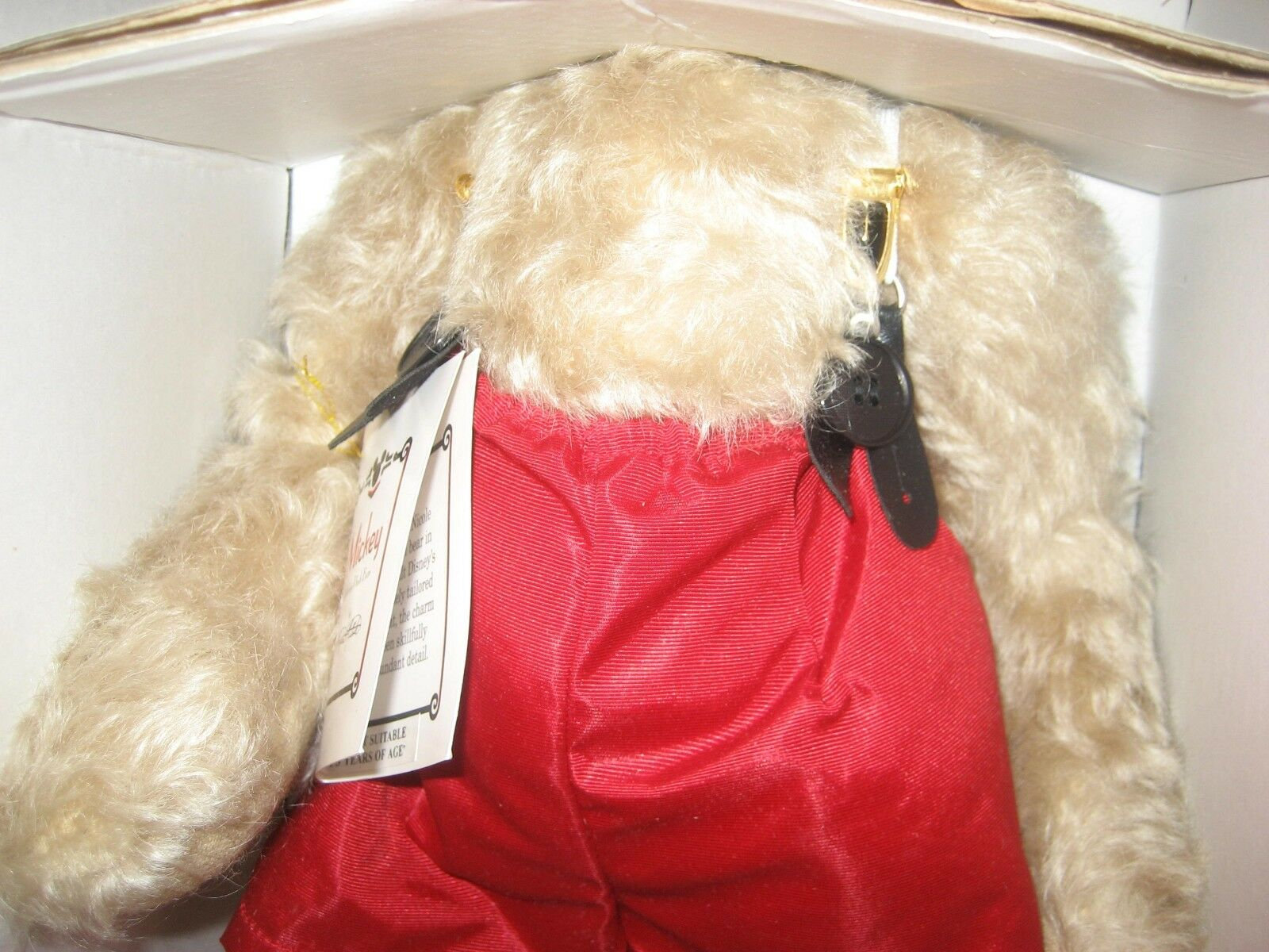 Disney mickey mohair plush bear by Maryse Nicole brand new in | Etsy