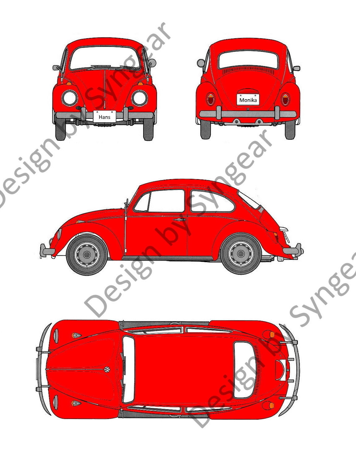 VW Beetle Drawing, VW Beetle Picture, VW Beetle Image - Etsy