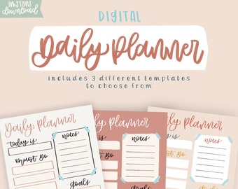Printable Planner Coffee-themed Digital Daily Planner Cozy - Etsy