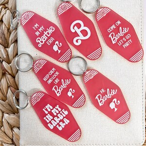 SVG Digital Download Barbie Motel Keychains, Glowforge Ready Digital ...