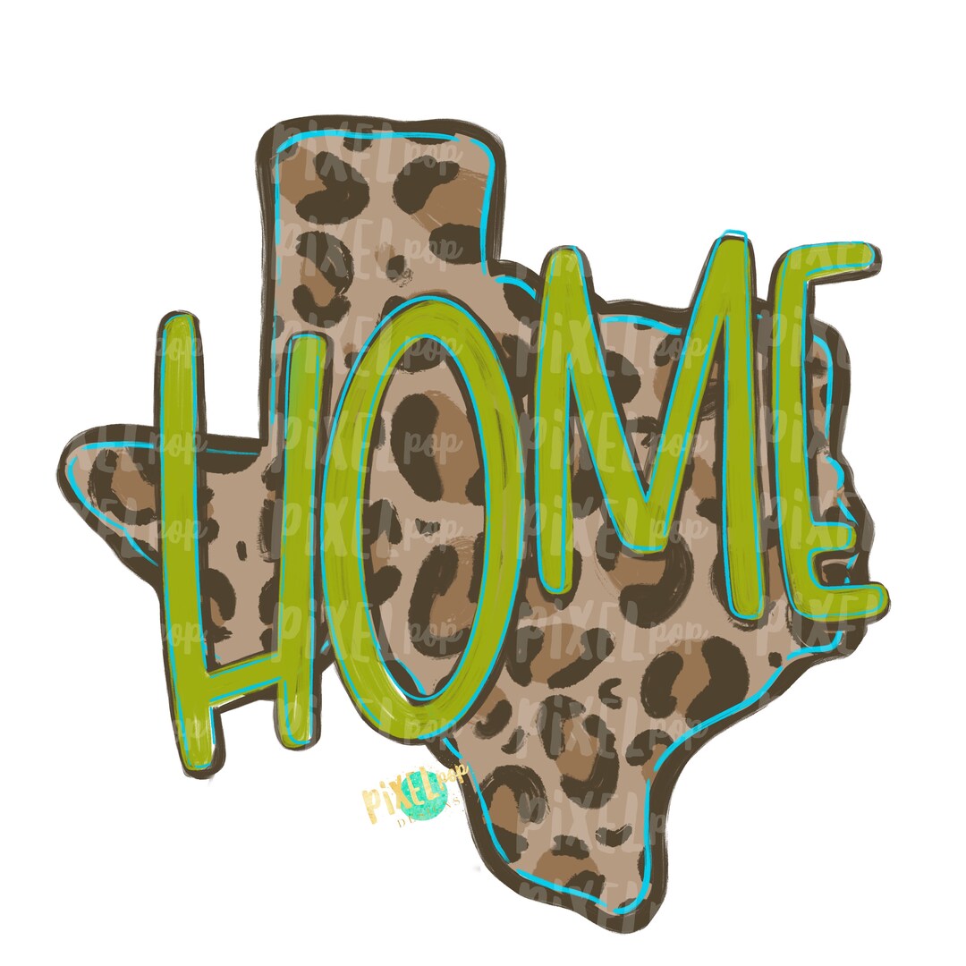 State of Texas Shape Home Leopard PNG | Texas | Home State ...