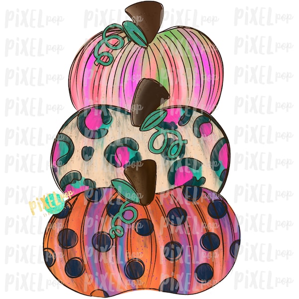 Stacked Pumpkins - Etsy