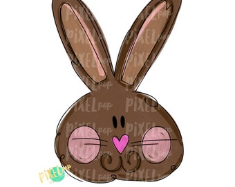Easter Bunny Clip Art, Rabbit Clipart, Chocolate Bunny, PNG, EPS ...