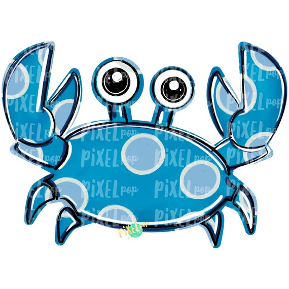 Cartoon Blue Crab
