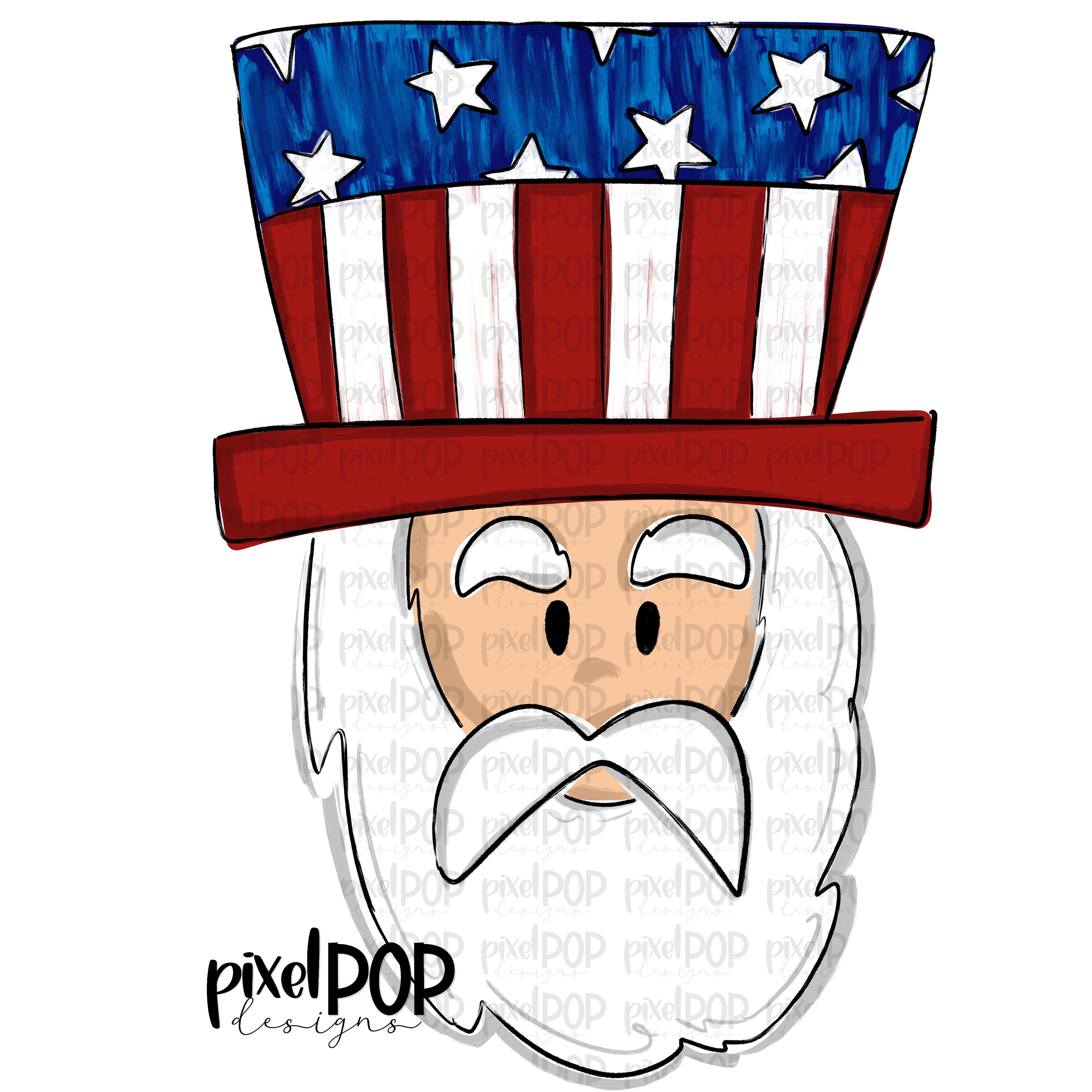 Uncle Sam Cartoon Drawing