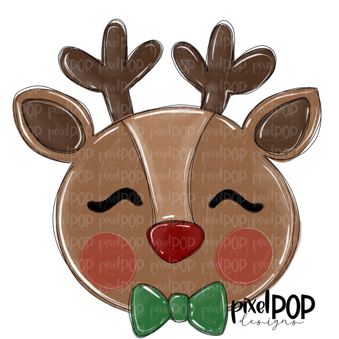 Sweet Reindeer Boy PNG | Christmas Digital | Reindeer Design | Santa's ...