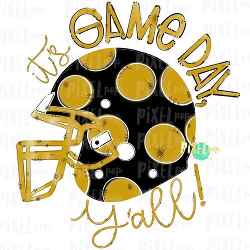 Black and Gold Football SVG - Etsy