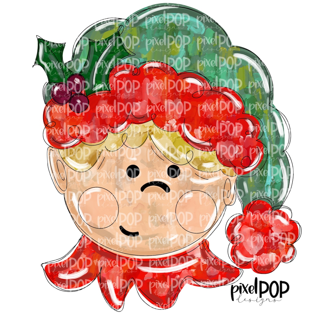 Messy Paint Elf Boy Fair Blonde Hair PNG | Elf Clipart Design ...