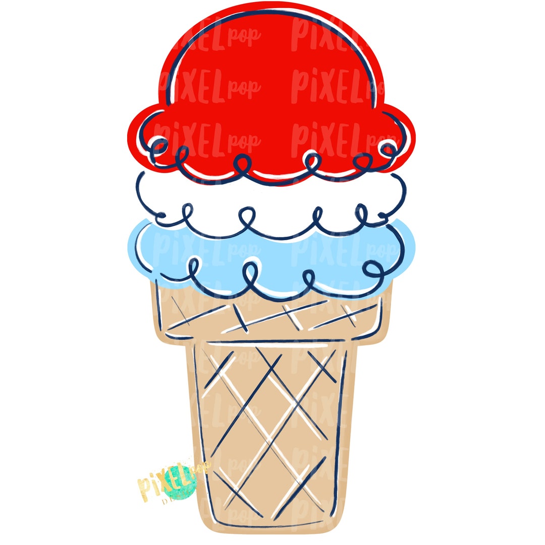 July 4th Ice Cream PNG | Independence Day | Ice Cream | Sweets ...