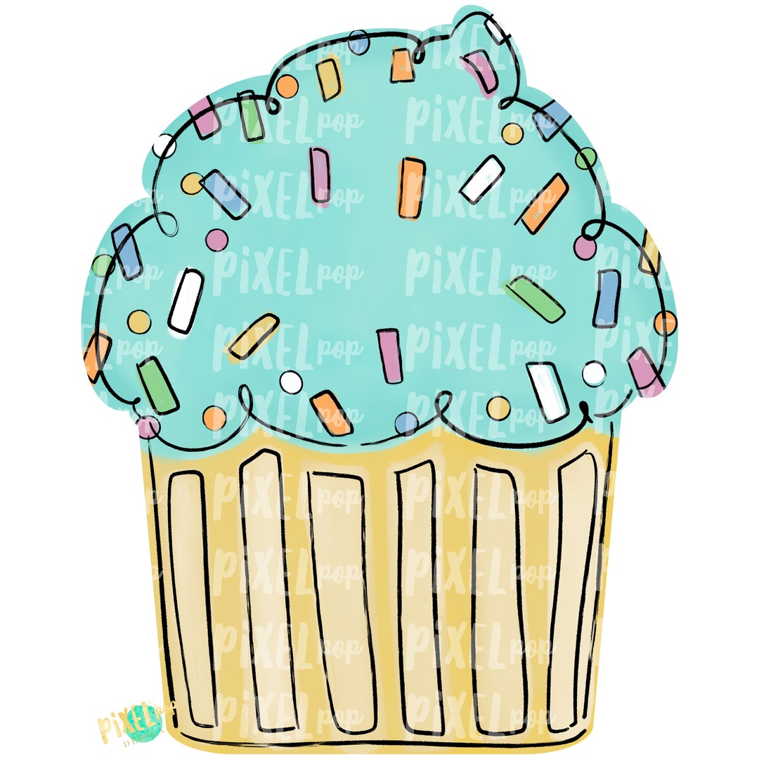Neutral Cupcake PNG | Birthday Cupcake | Happy Birthday | Cupcake Door ...