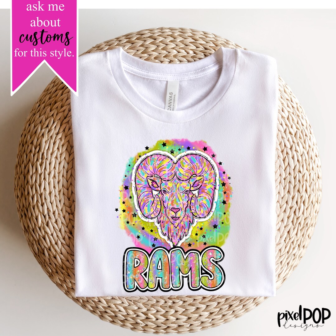 90s Girl Nostalgia Mascot Rams PNG | Rams Mascot Design | Team Spirit ...