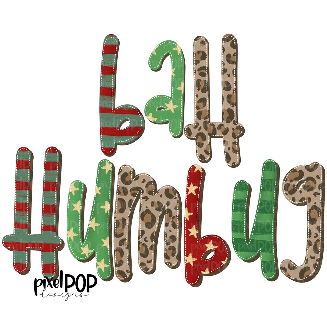 Bah Humbug PNG | Christmas Design | Holiday Art | Christmas Clip Art ...