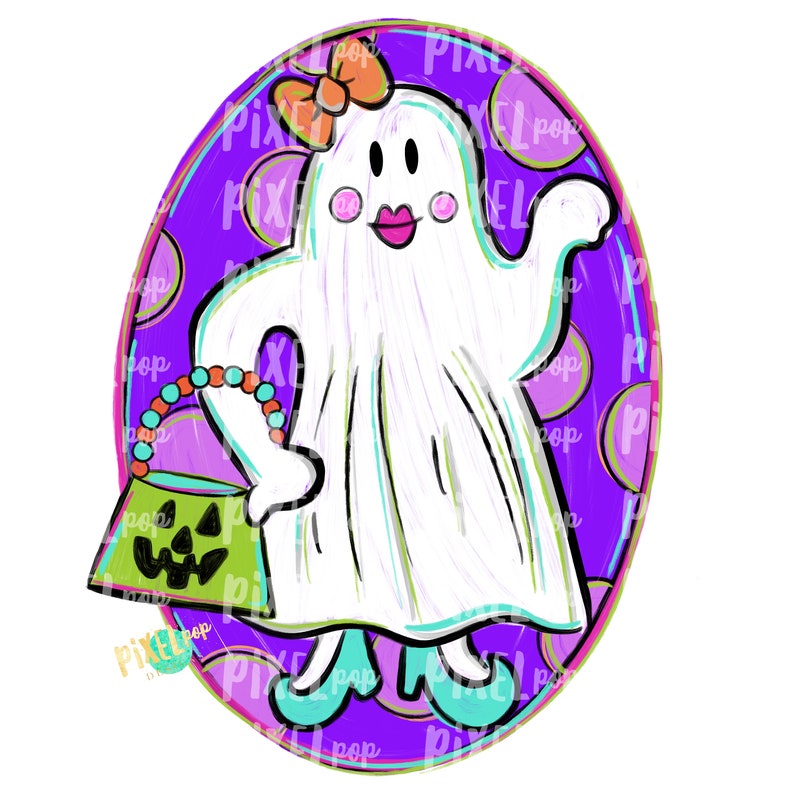 Sassy Ghost Girl PNG Ghost Sublimation Design Halloween | Etsy