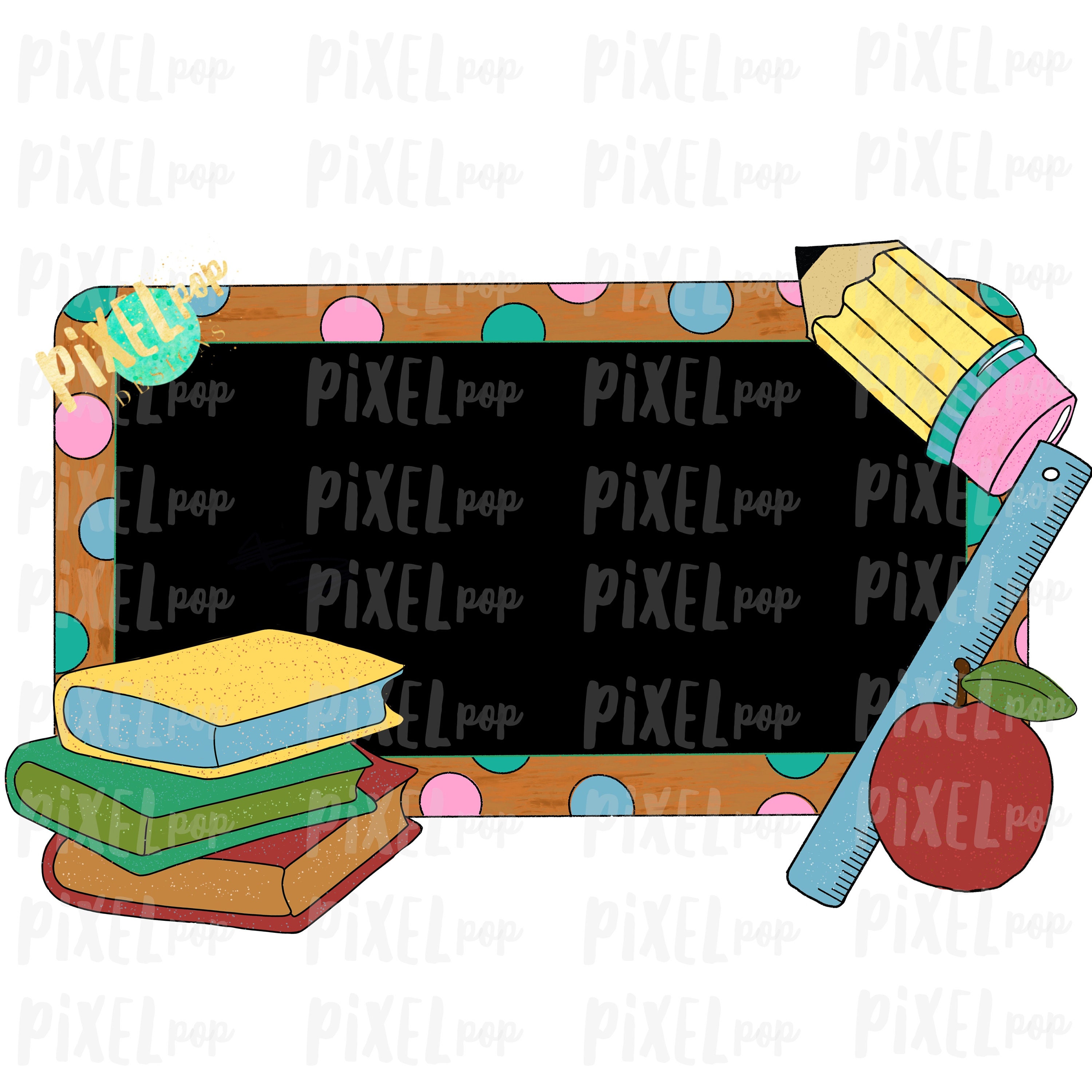Teacher Frames Clipart